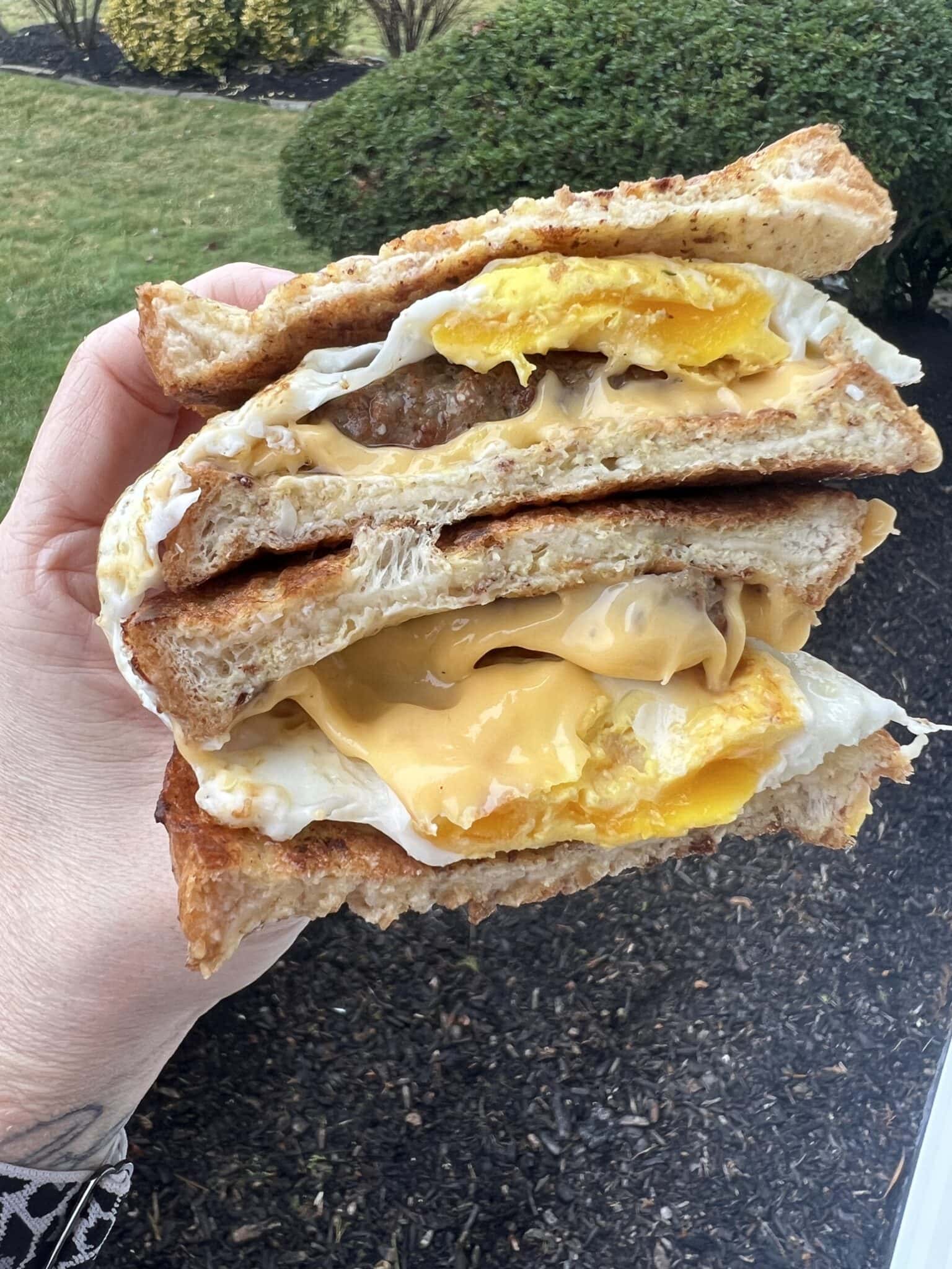 French Toast "McGriddle" - Ashley Tracks | Healthy, Quick Recipes For ...