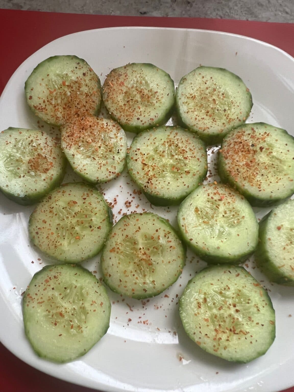Sweet and Spicy Cucumbers - Ashley Tracks | Healthy, Quick Recipes For ...